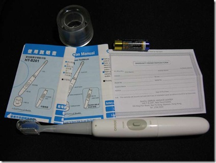 入門級聲/音波式(Sonic)電動牙刷?! 歐姆龍(OMRON) HT-B201 - Terry's Studio